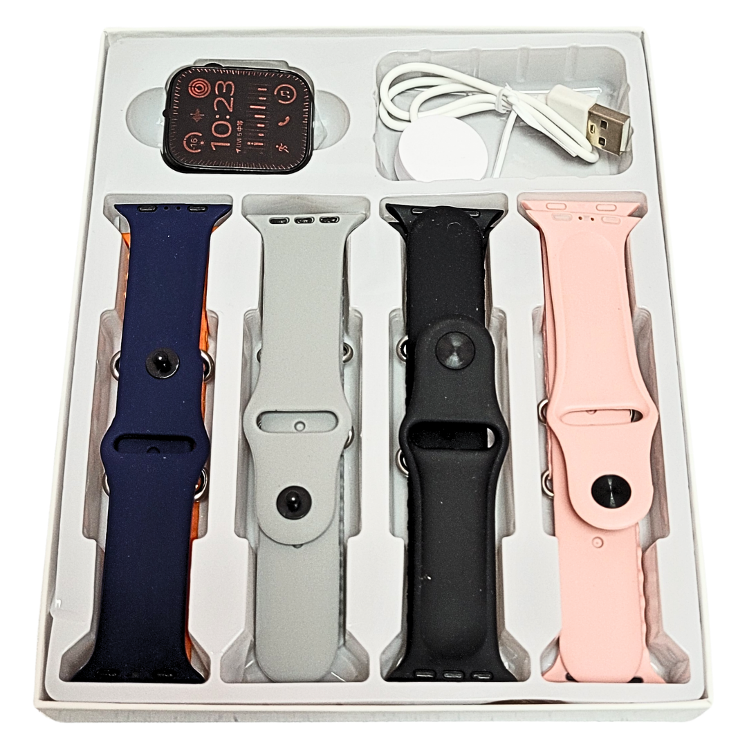 Reloj Smartwatch Laxasfit Ultra Con 8 Mallas